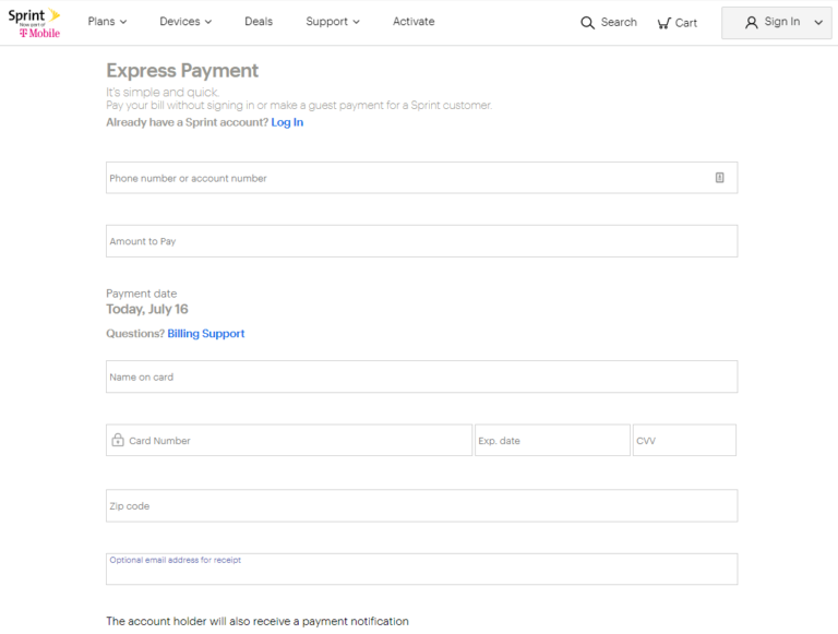 4 Ways to Pay Your Sprint Bill - Step By Step Guide (2024)