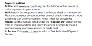 6 Ways to Pay Your Cox Bill - Step By Step Guide (2023)