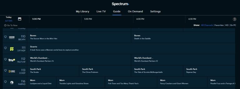 Spectrum TruTV Channel List (2023 Update)