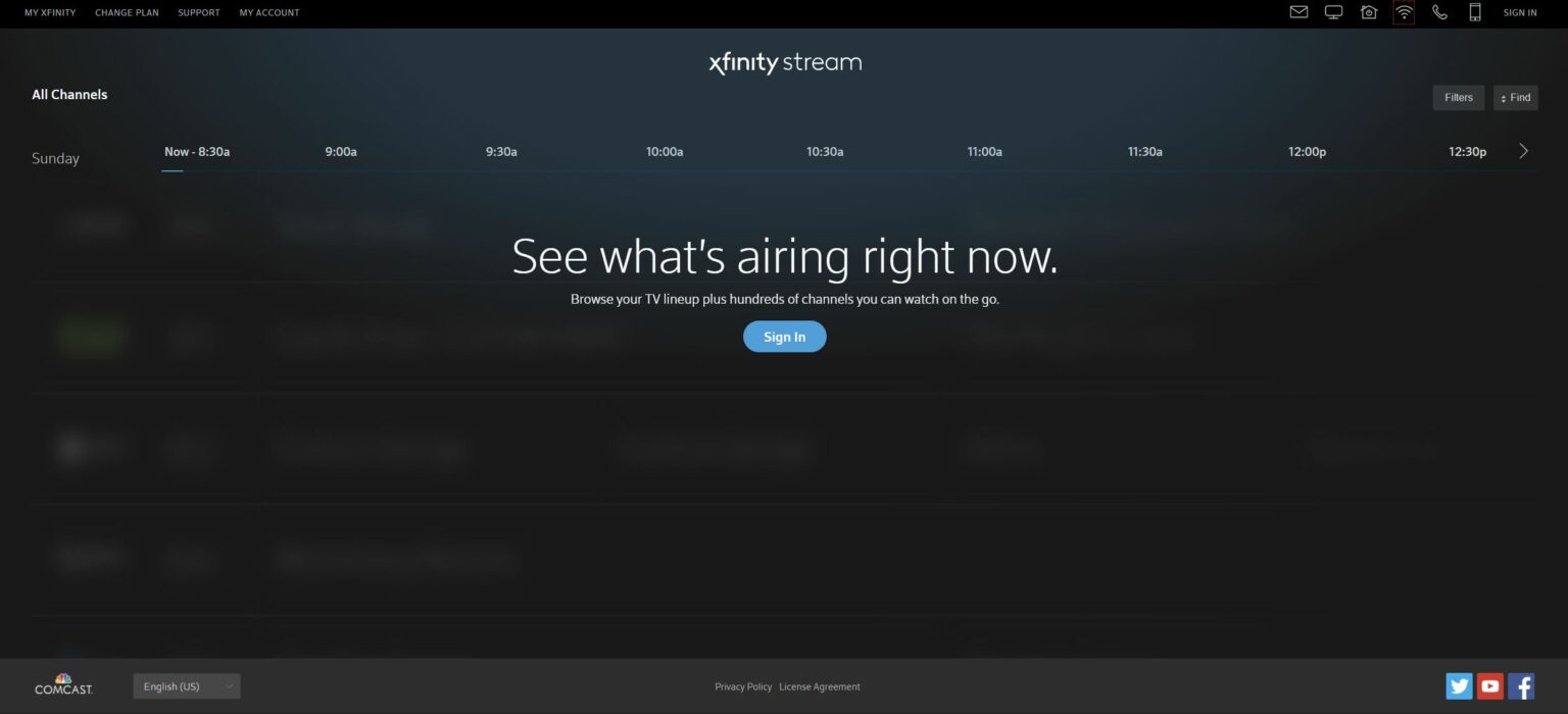 2024 ESPN Xfinity Channel List