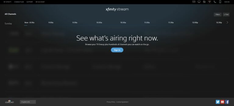 2024 ESPN Xfinity Channel List