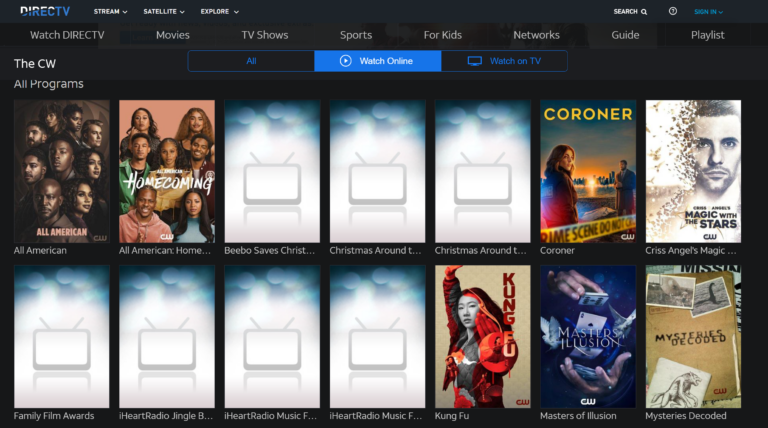 CW DirecTV Channel Ultimate Guide (2023)