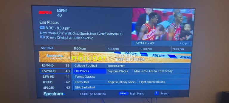 ESPN2 Spectrum Channel List (Updated for 2024)