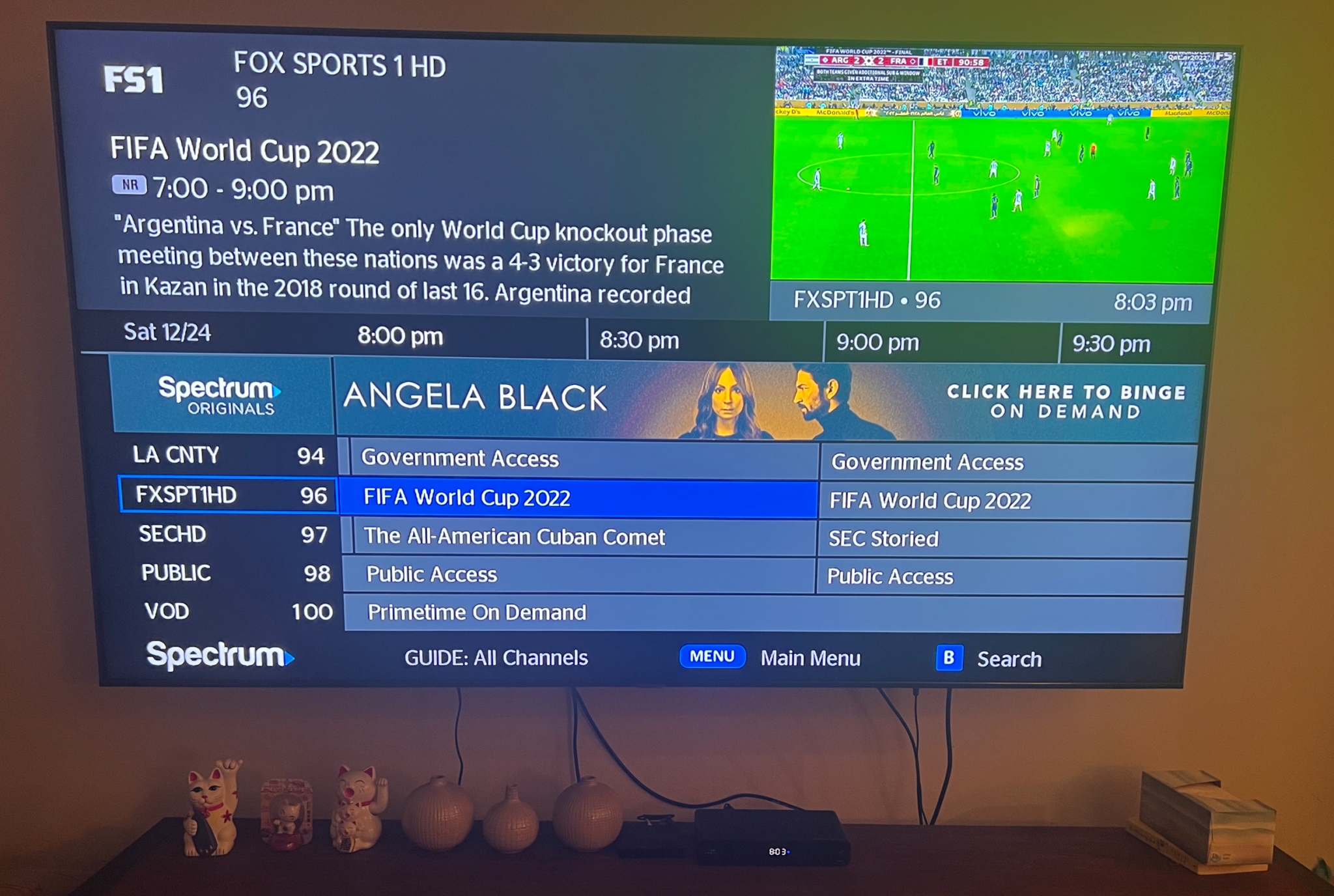 2023 FS1 Channel Number List