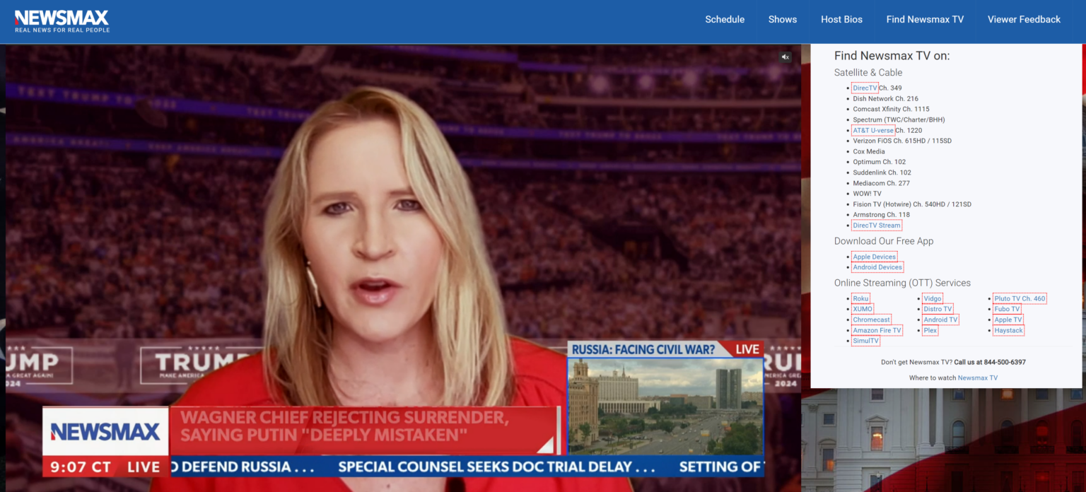 2024 Dish Newsmax Channel List