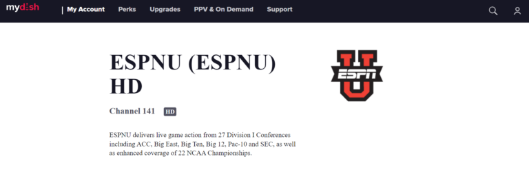 2023 Dish ESPNU Channel List
