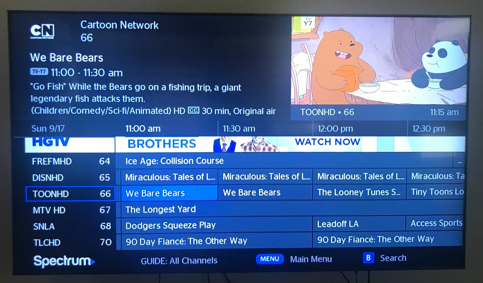 2023 Spectrum Cartoon Network Channel List