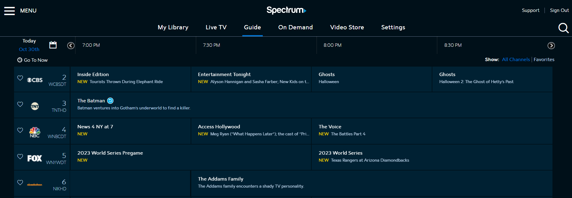 Spectrum NBC Channel List (2024 Update)