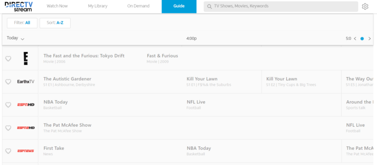 Directv ESPN Channel List (2024 Update)
